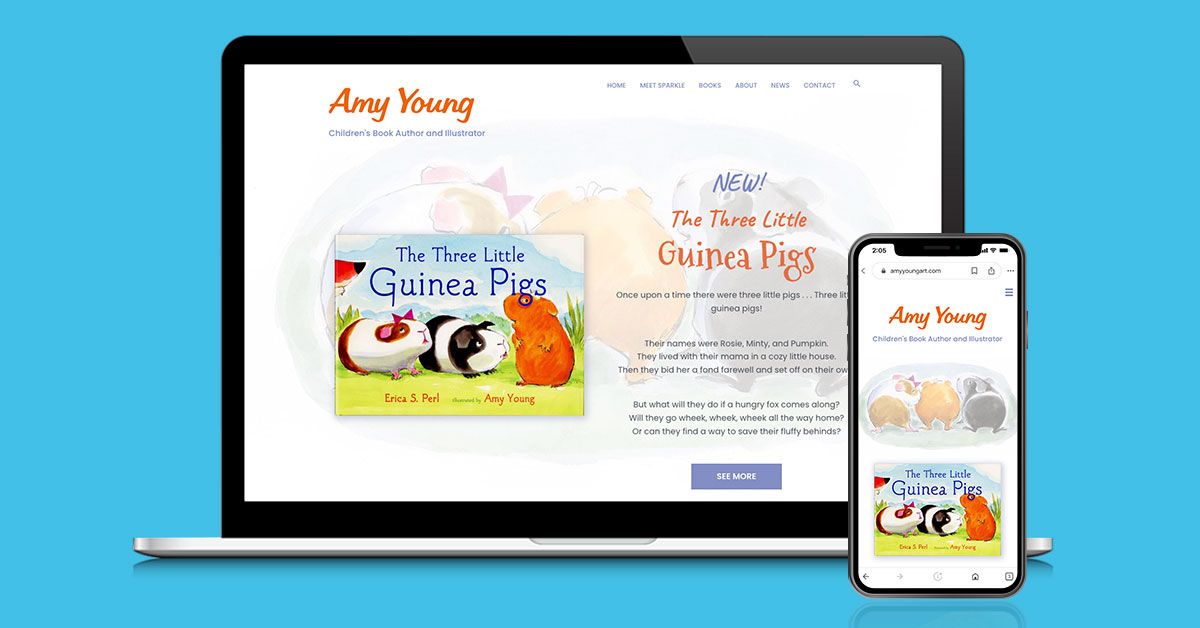 Amy Young Children’s Book Website | Tech Cantina